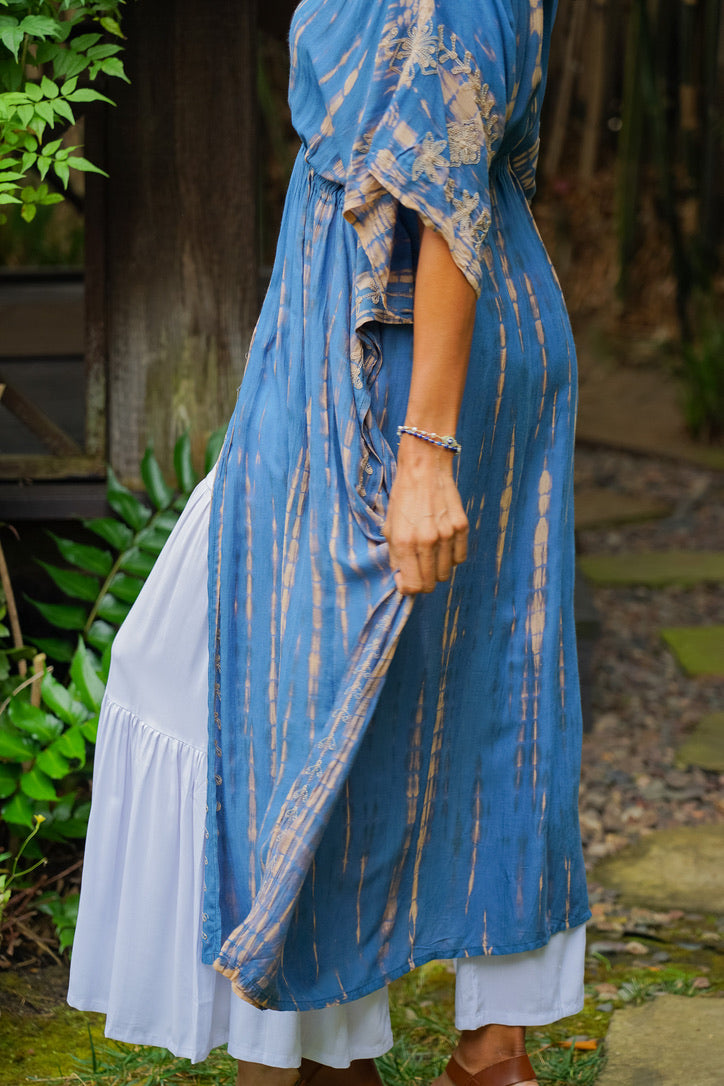 Tia Split Tunic | Luxury Boho Tunics – Chic Beach & Resort Wear | Coco Rose