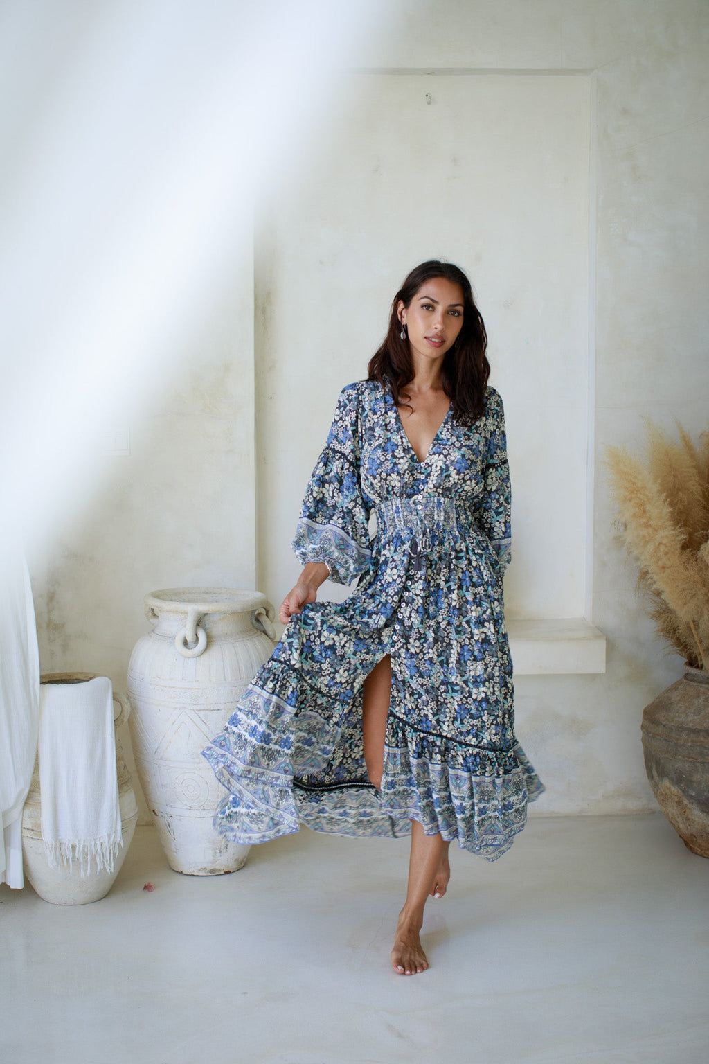 Natalia Long Sleeve Belle Maxi – Coco Rose